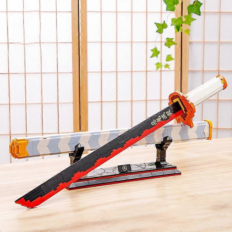 130cm one piece yamato demon slayer katana frostmourne building block ...