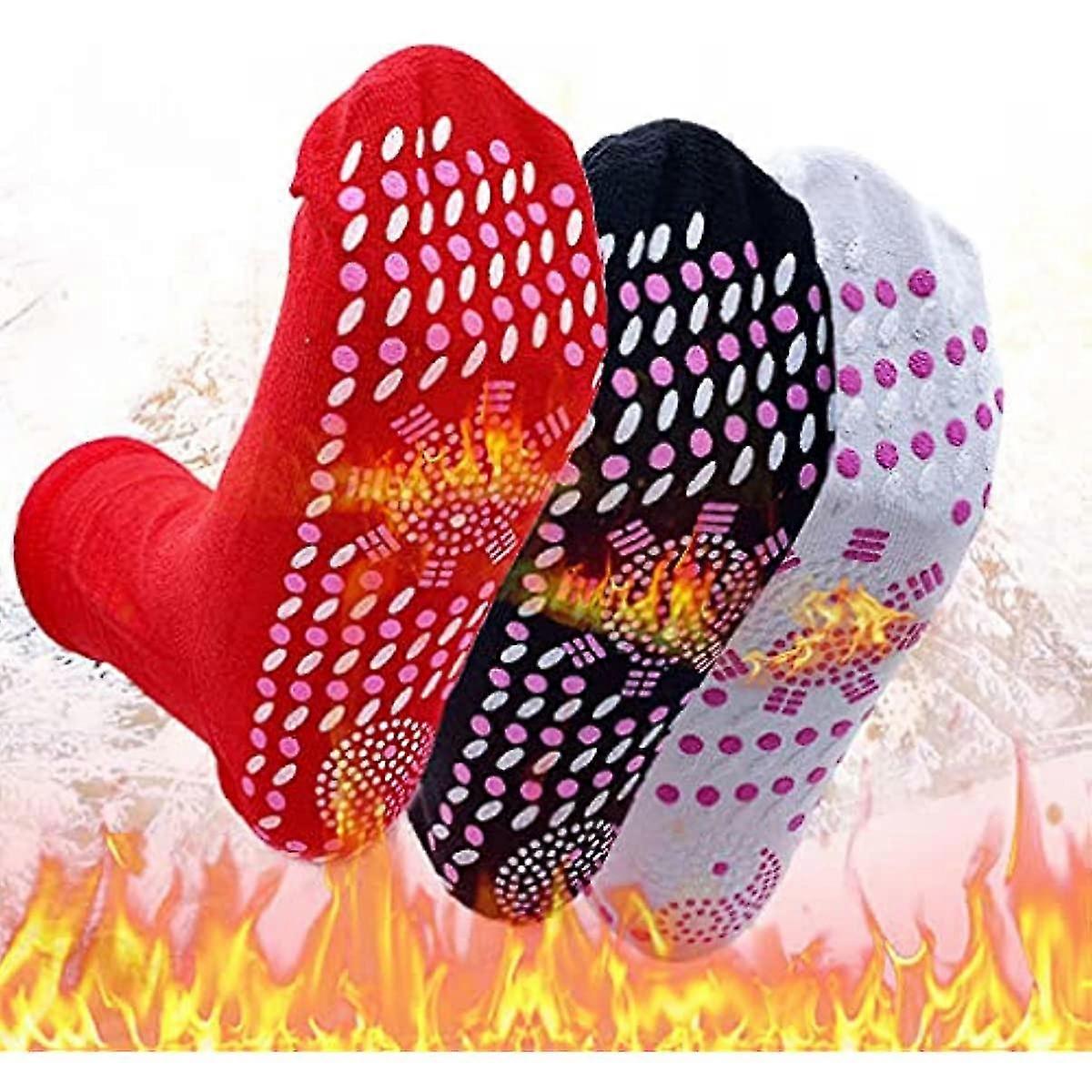 4 Pair Tourmaline Slimming Health Sock Tourmaline Acupressure Self ...
