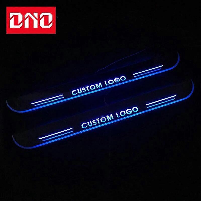 Trim Pedal LED Car Light Door Sill Scuff Plate Dynamic Streamer Welcome ...