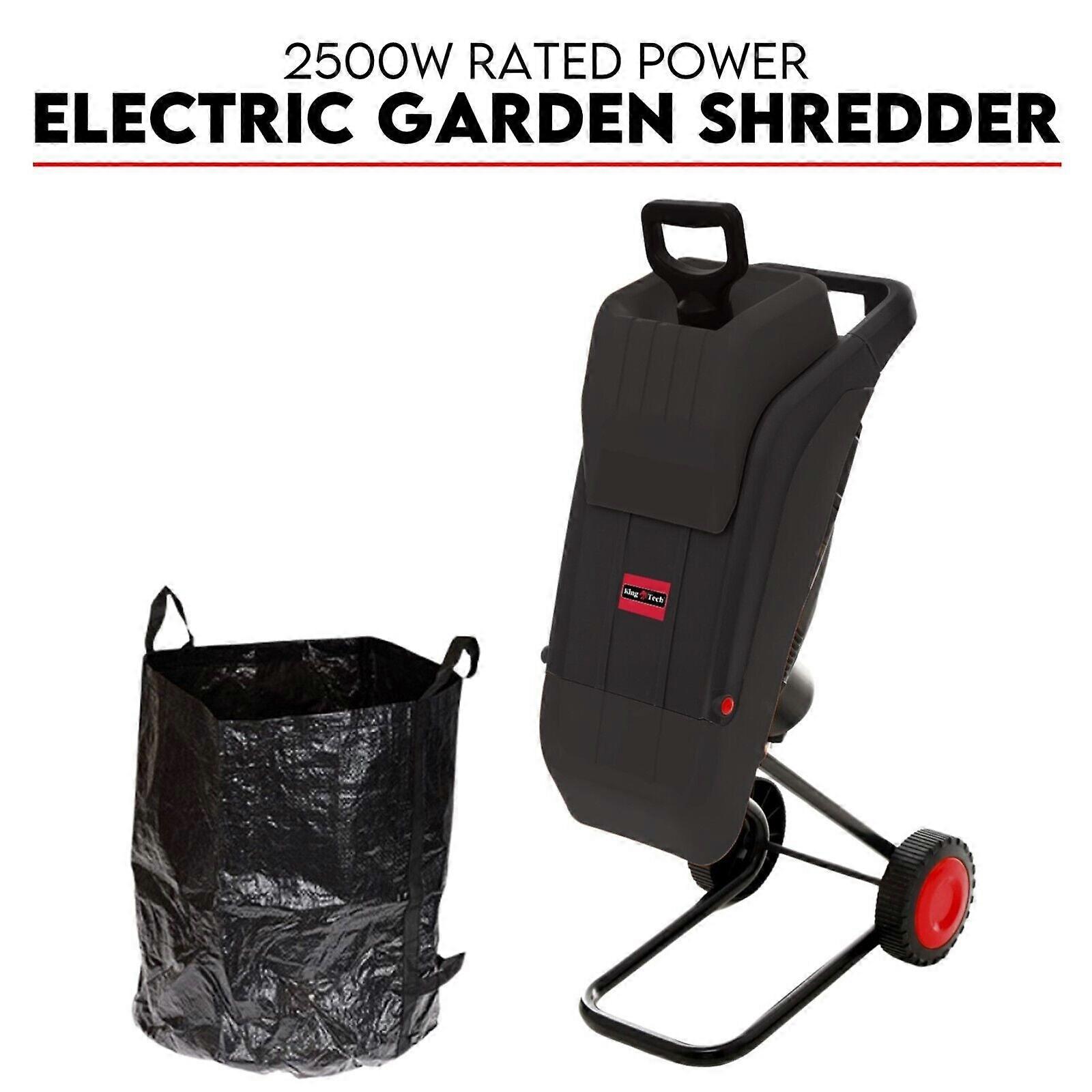 Chippers Shredders Mulchers 2500W Electric Garden Mulcher Shredder ...