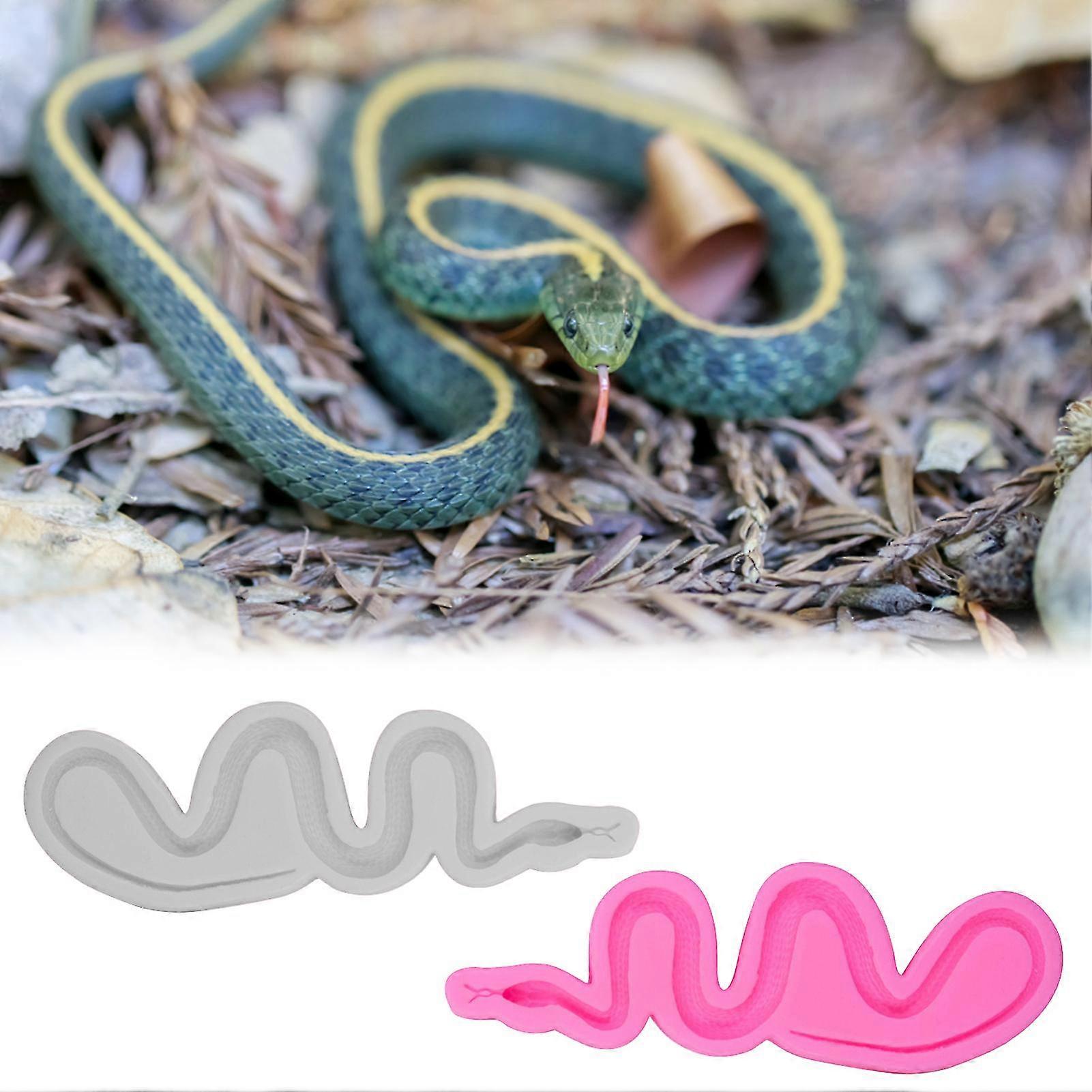 Snake Mold Creative Flexible Silicone Halloween Design Fondant Mould ...