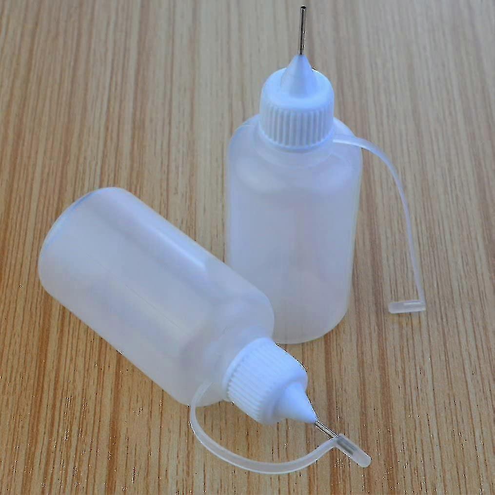 10pcs 30ml Plastic Squeezable Tip Applicator Bottle Refillable Dropper ...