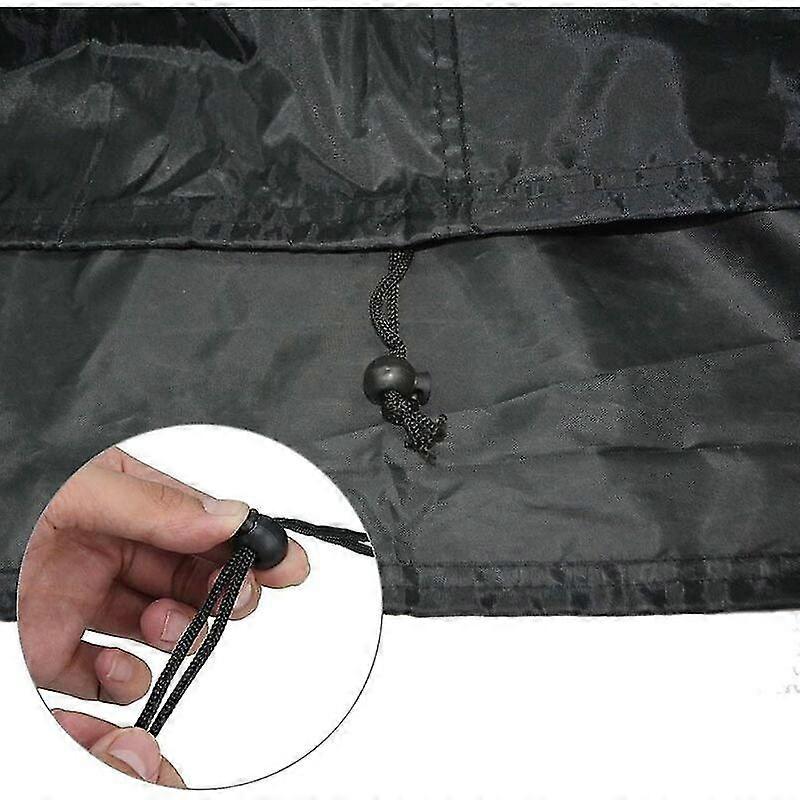 Sun Lounger Cover, Garden Sun Lounger Waterproof Protective Cover Black ...