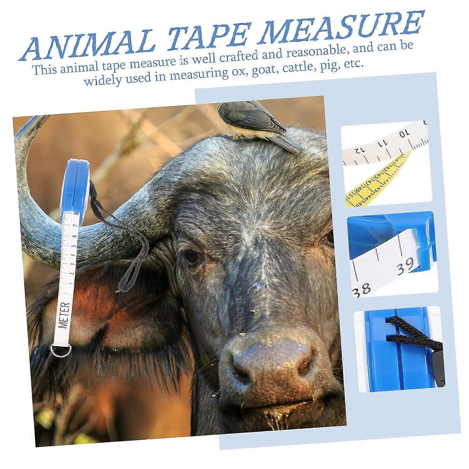Acrylic Blue Livestock Tape Measure Cattle Weight Tape Measure Tape ...
