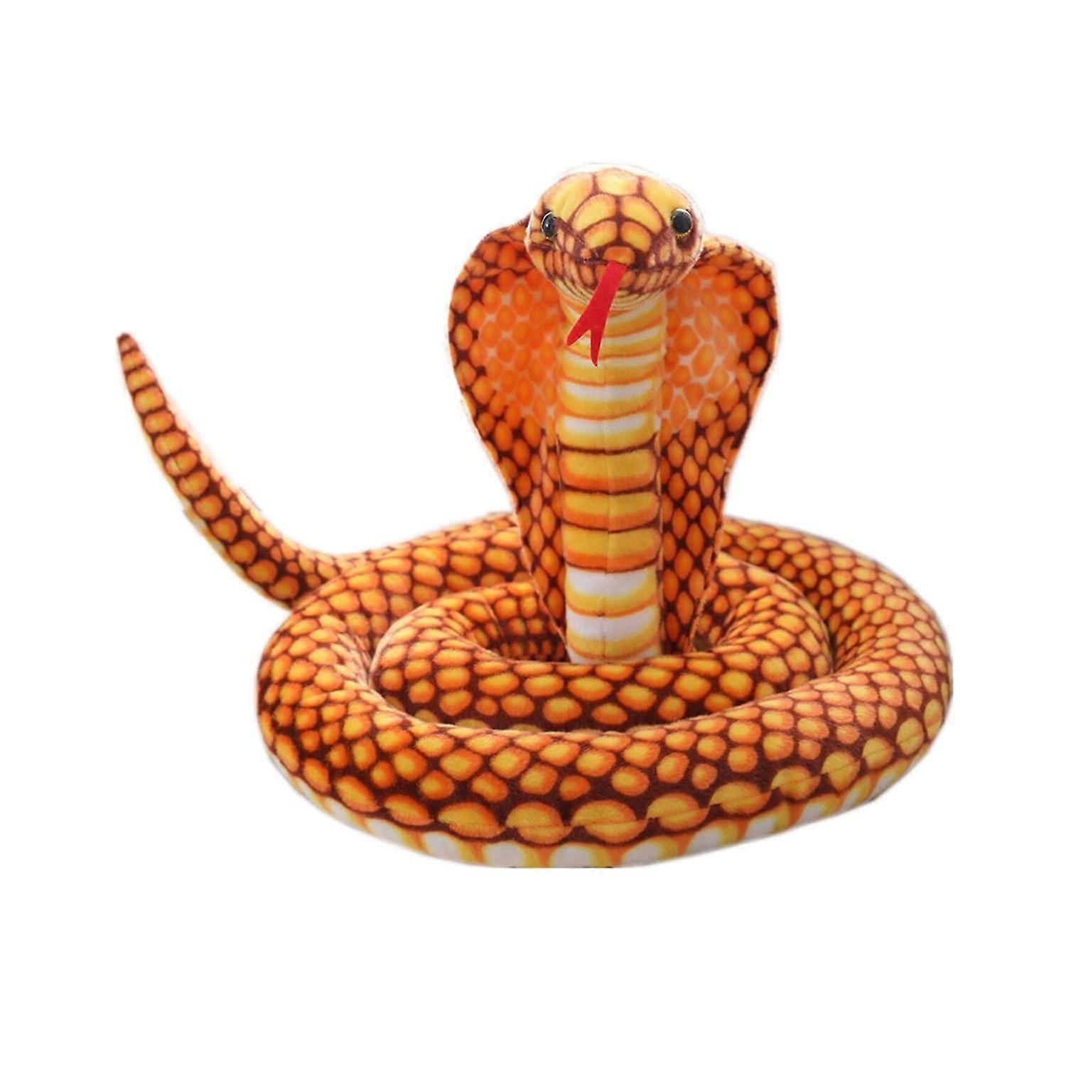 Snake Stuffed Animals 31.5" Large Cobra Snake Plushies Toy Gifts ...