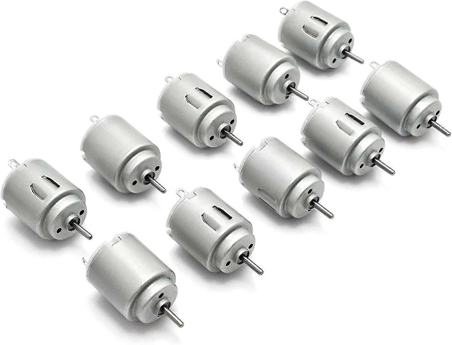 10Pcs DC Motor 140 Mini Electric Motor DC 3-5V 6300 RPM for DIY | Fruugo UK