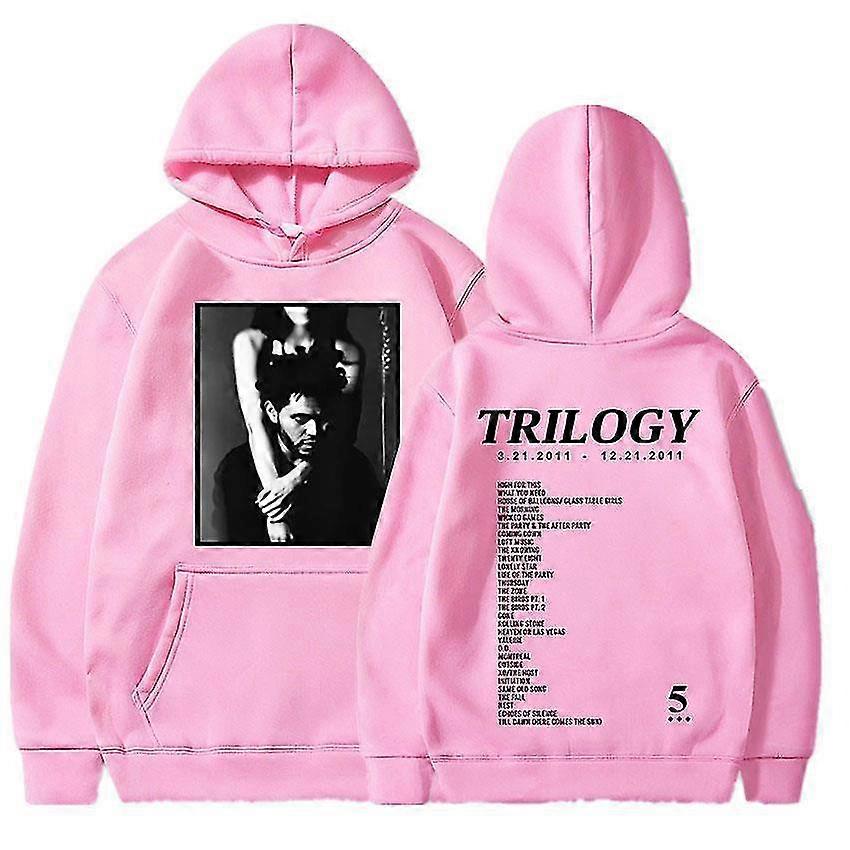 The Weeknd Trilogy Music Album Graphic Hoodie shirt top | Fruugo UK