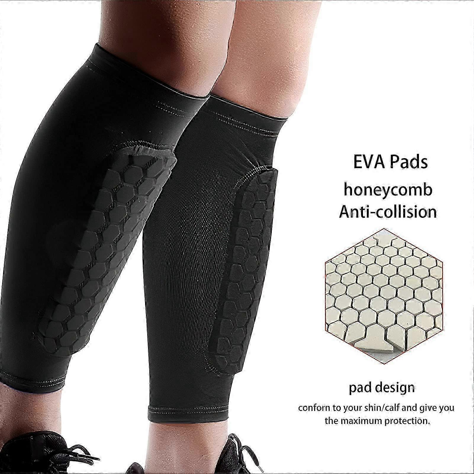 1 Pair of Soccer Shin Guards Pads for Kid Youth AdultCalf Socks ...