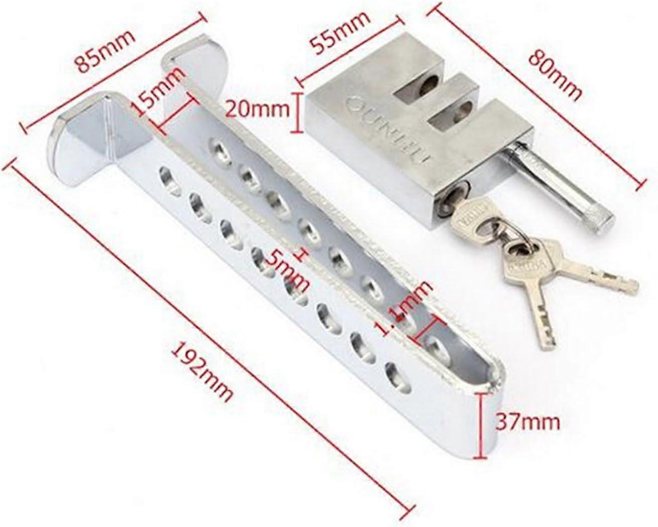 Stainless Steel Clutch Lock, Anti-Theft Device for Car Clutch Gas Pedal ...