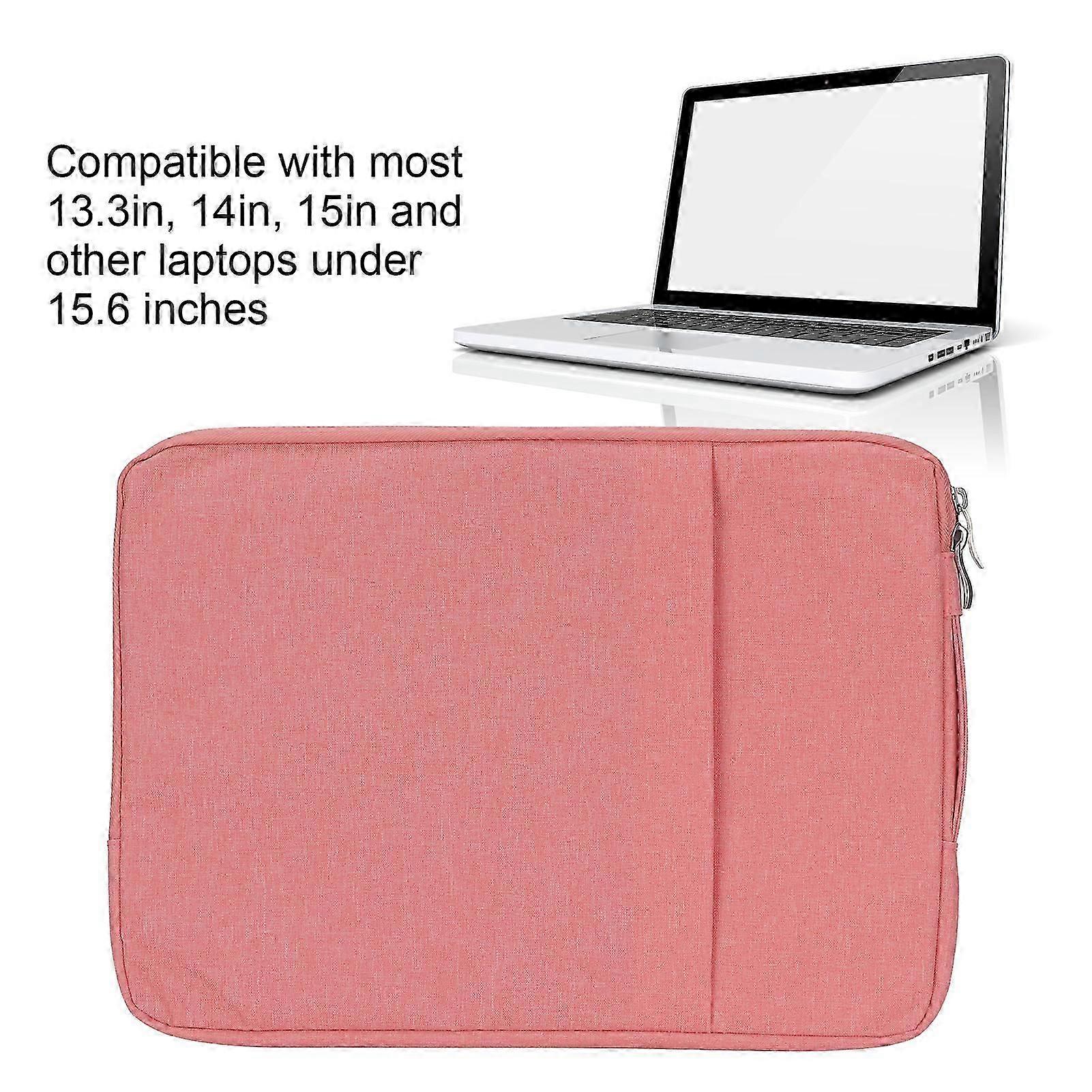 Laptop Sleeve 15.6in Double Layer Design Polyester Laptop Carrying Case ...