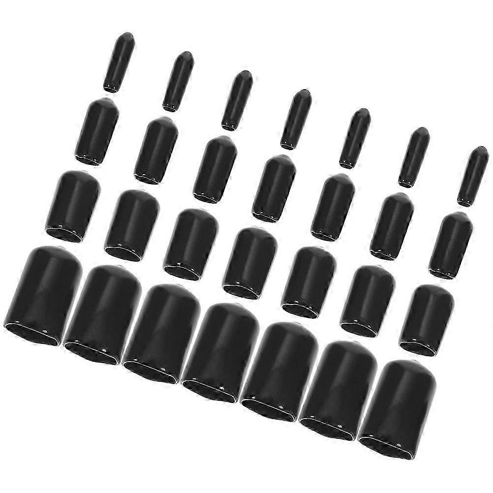 Flexible Protective End Caps with 80 Pieces of Rubber Tube Fittings for ...