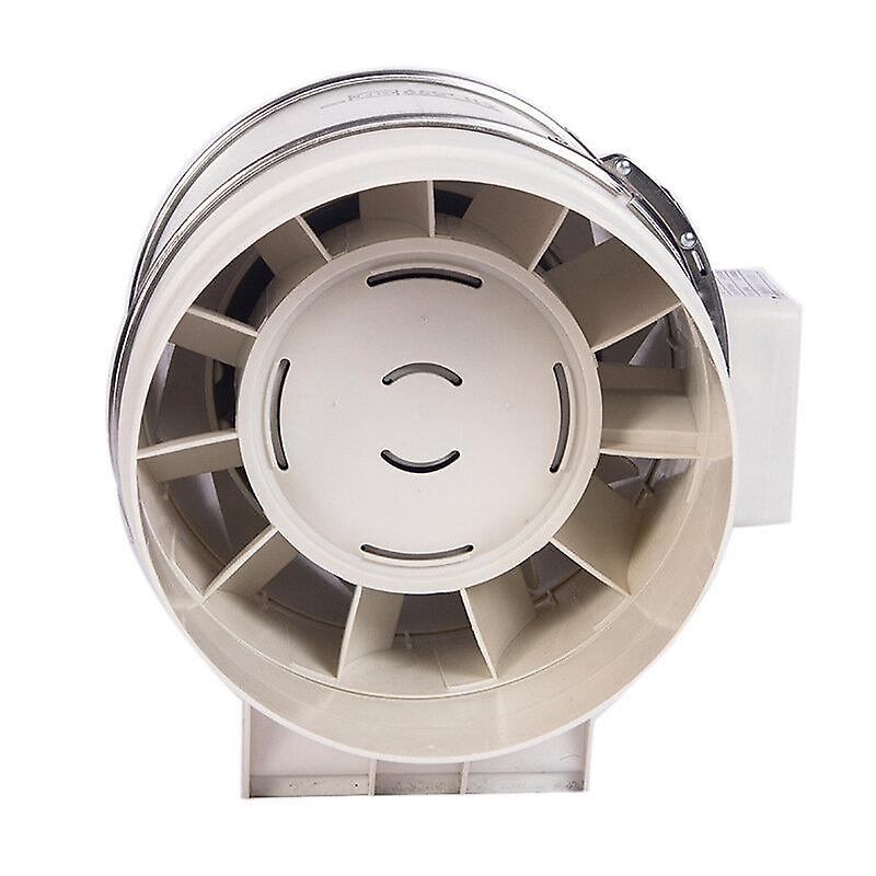 Circular duct fan diagonal flow booster fan bathroom kitchen oil fume ...