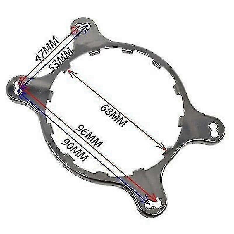 NZXT Kraken AM4 AM5 Mounting Bracket Standoffs Fasteners Kit X42 X52 ...