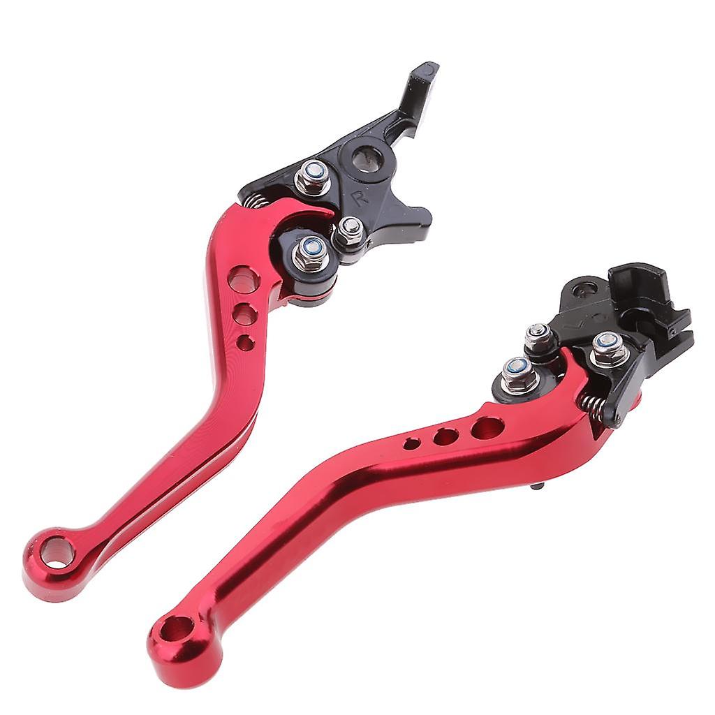 GY6 Scooter Adjustable Brake Levers Aluminum Handle Rear Disc & Drum ...