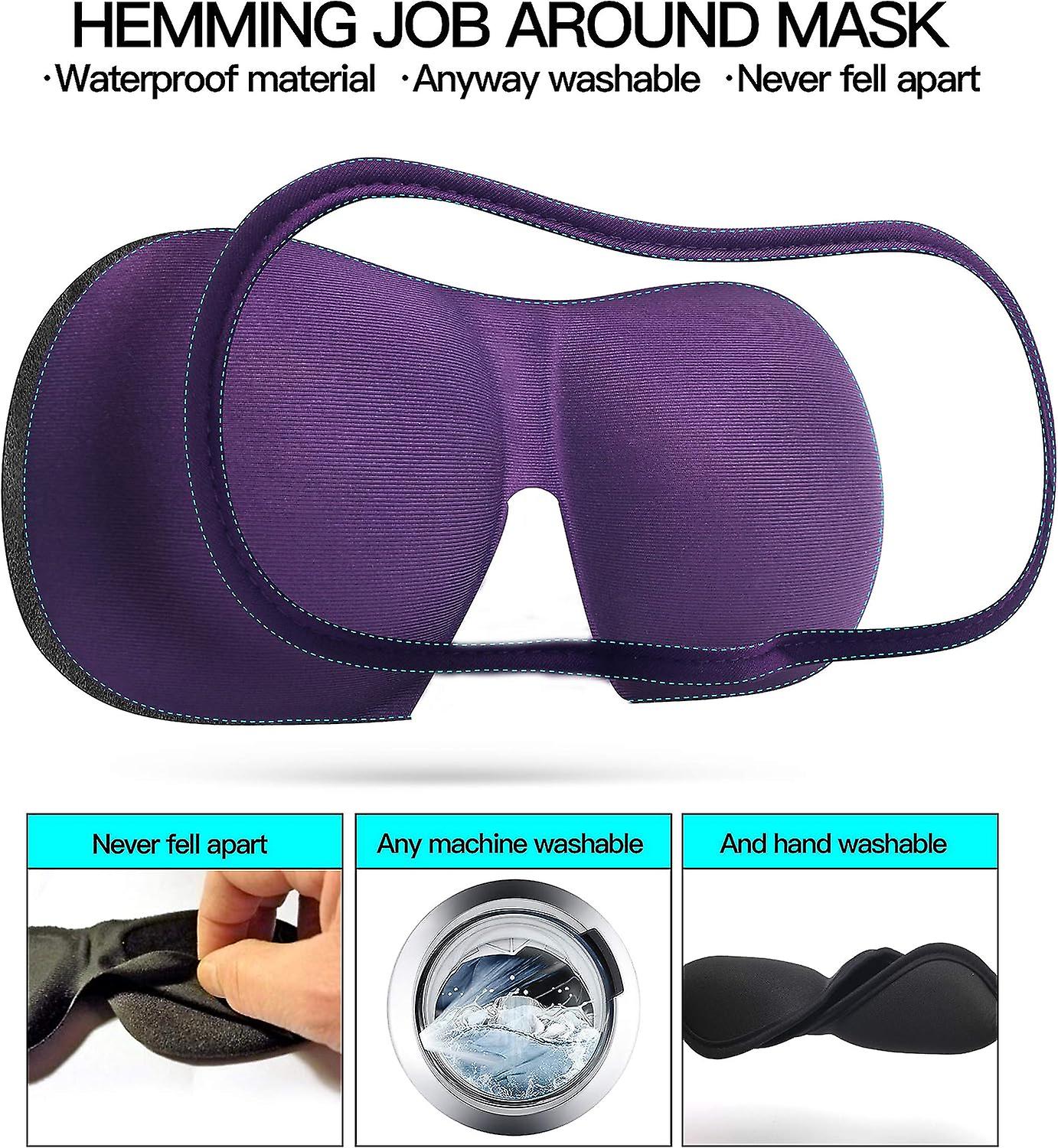 2pcs 3D Eye mask for Sleeping,Machine Washable, Sleep Mask for Women ...