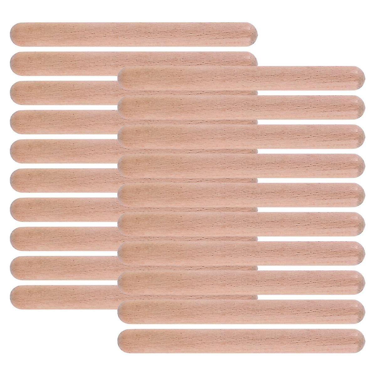 20pieces 8 Inch Kids Rhythm Sticks Music Lummi Sticks Classical Wood ...