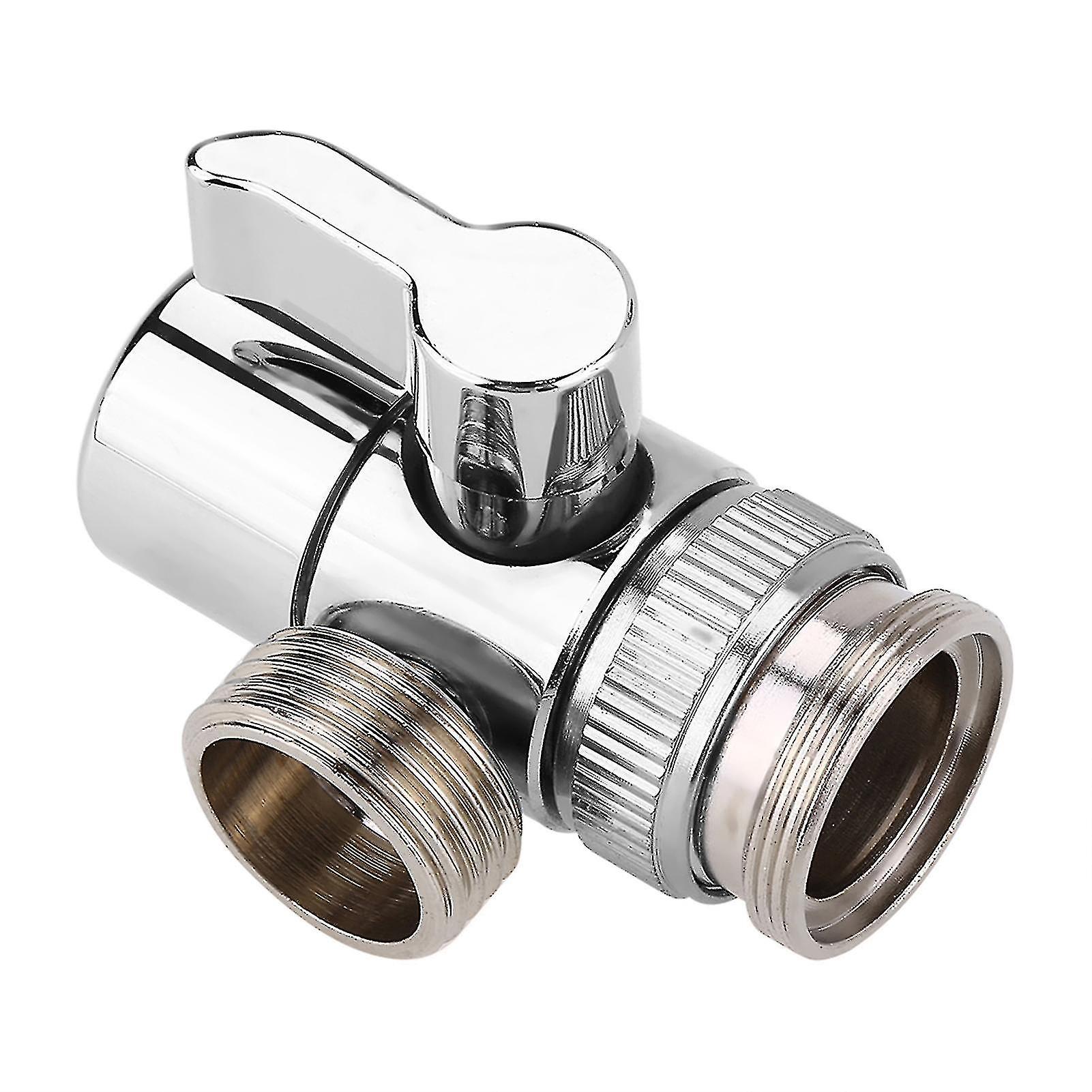 Bathroom Kitchen Basin Sink Faucet Splitter Diverter Valve To Hose ...