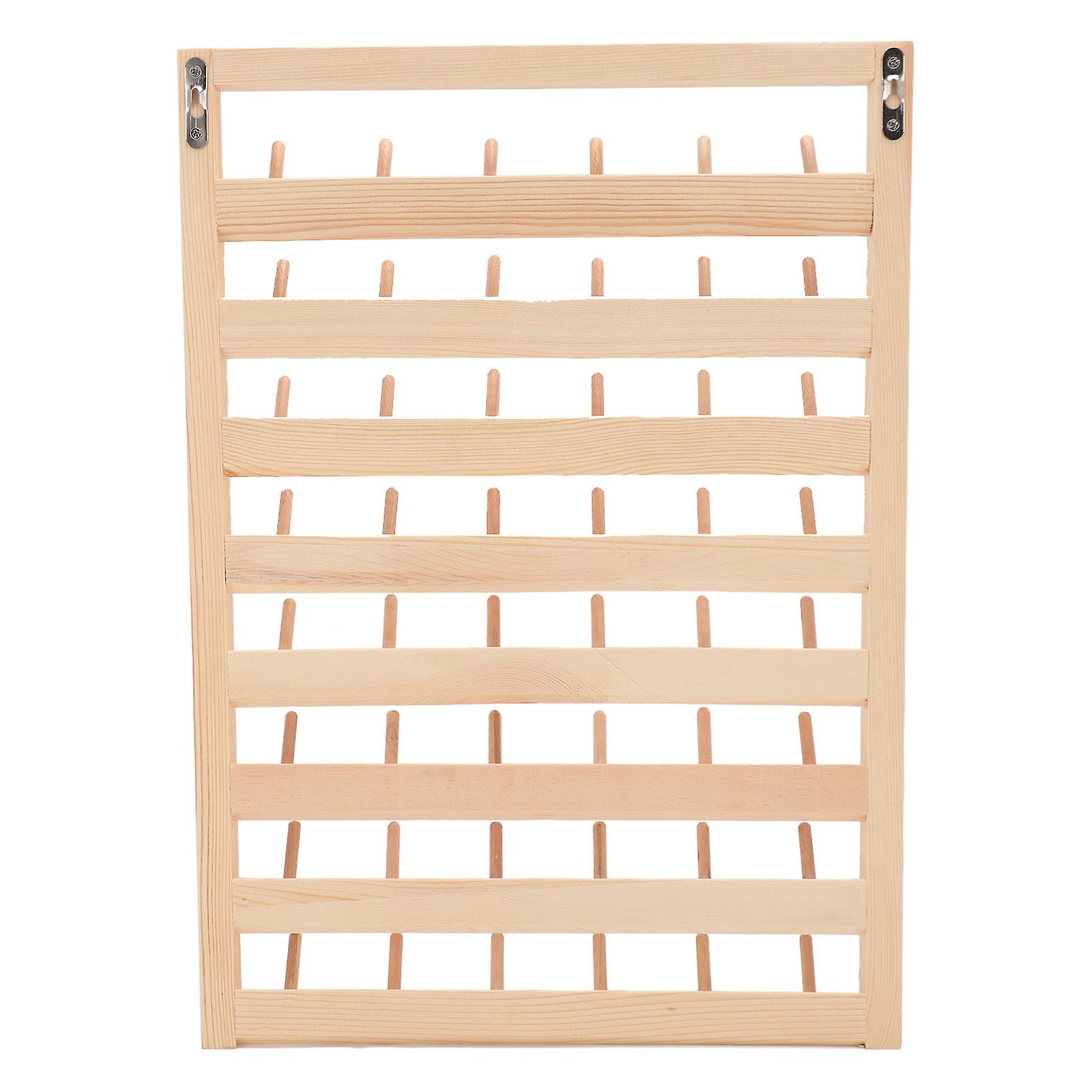 48 Spools Thread Rack Wall Mounted DIY Eco Friendly Embroidery Spool ...