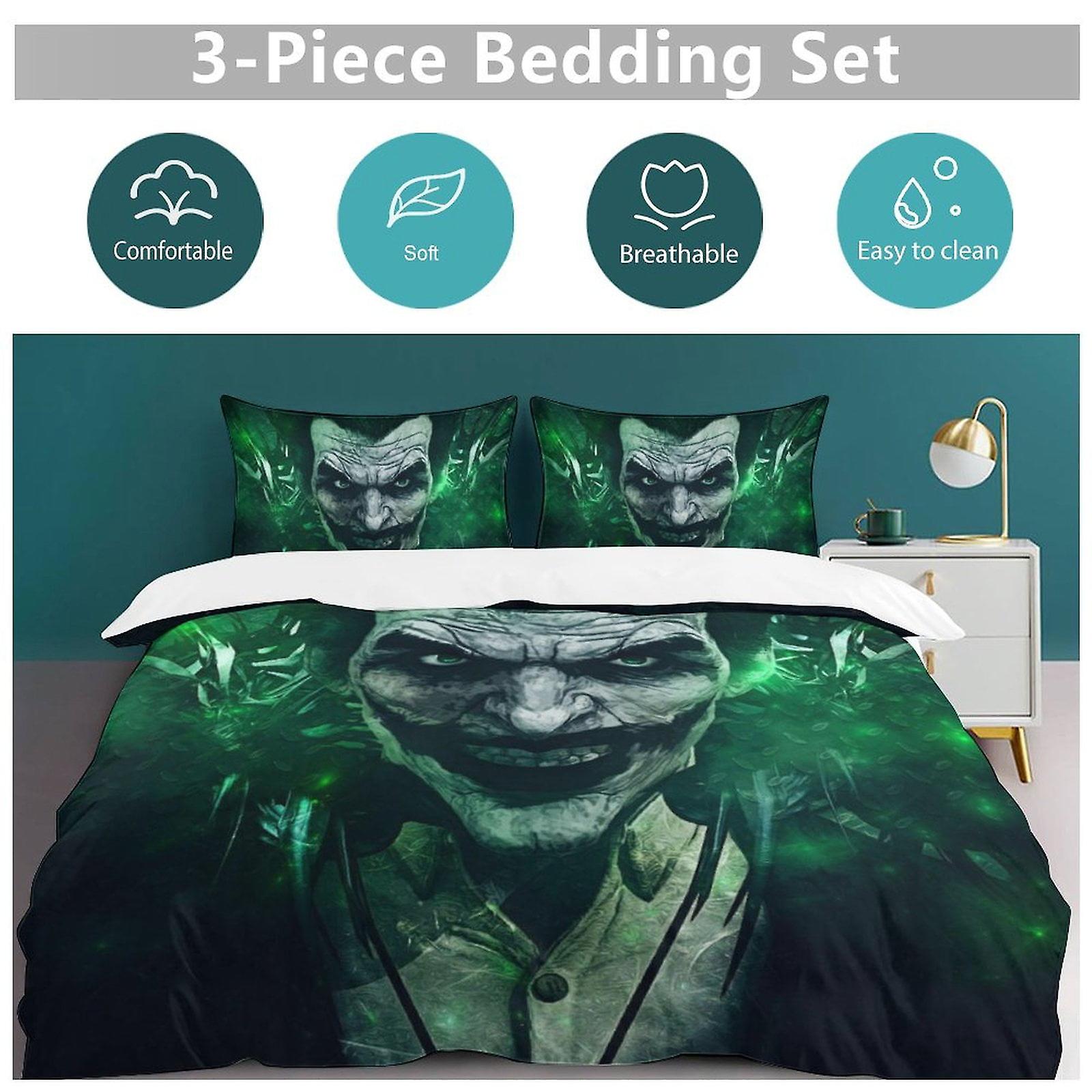 Joker Bedding Sets Cute Bed Cover Anime Cartoon 3D Printed Lightweight ...