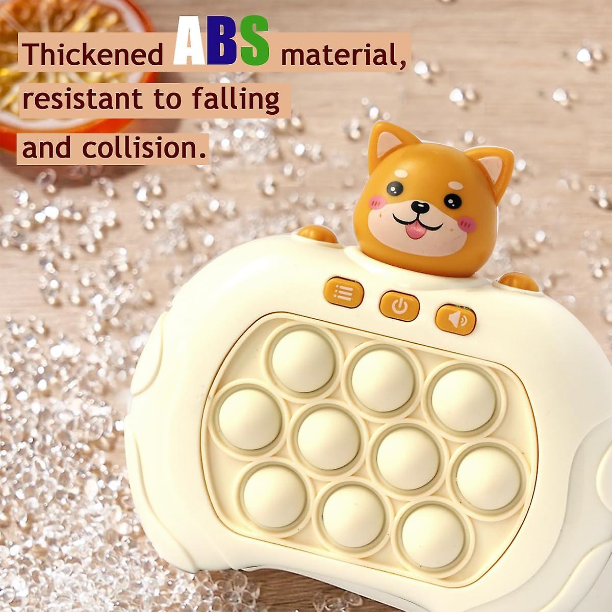 (Dog) Quick Push Bubble Game for Kids & Adults,Mini-Handheld Fast Speed ...