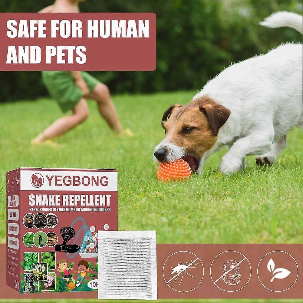 10pcs/ Box Snake Repellent Packs Outdoor Long-acting Snake Repellent ...