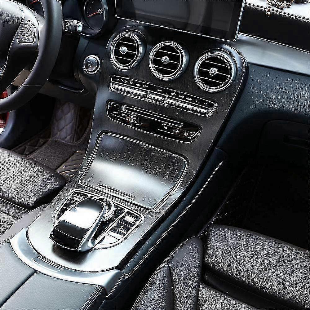 Oak Wood Car Central Control Panel Cover Decorative Frame For C Class ...