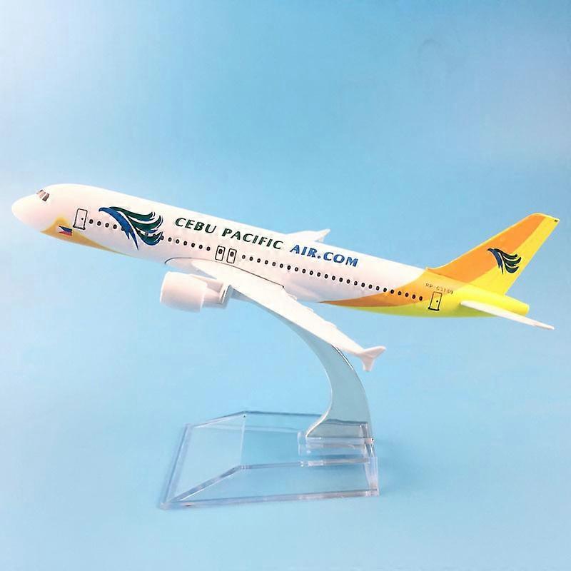JASON TUTU 16cm Plane Model Airplane Model Cebu Pacific Air Airbus A320 ...