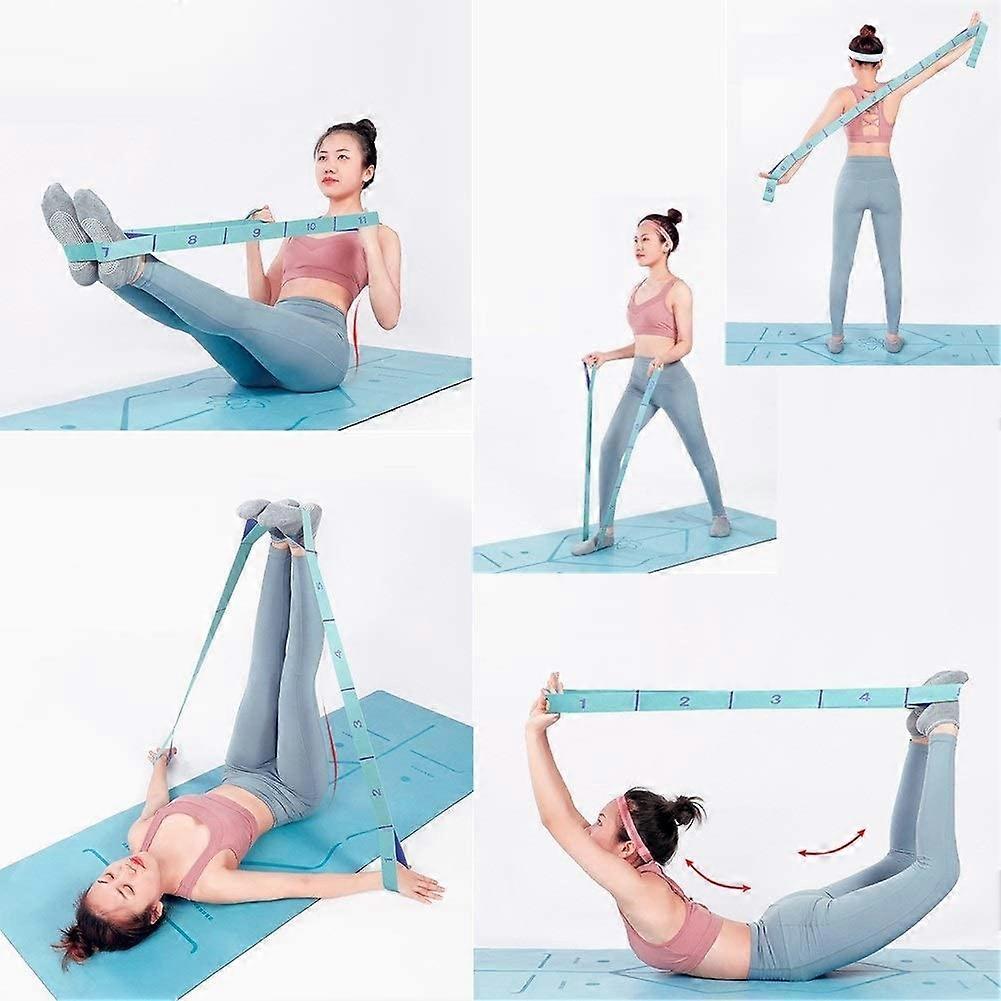 Stretching Straps Hamstring Stretcher Device Elastic Exercise Band Yoga ...