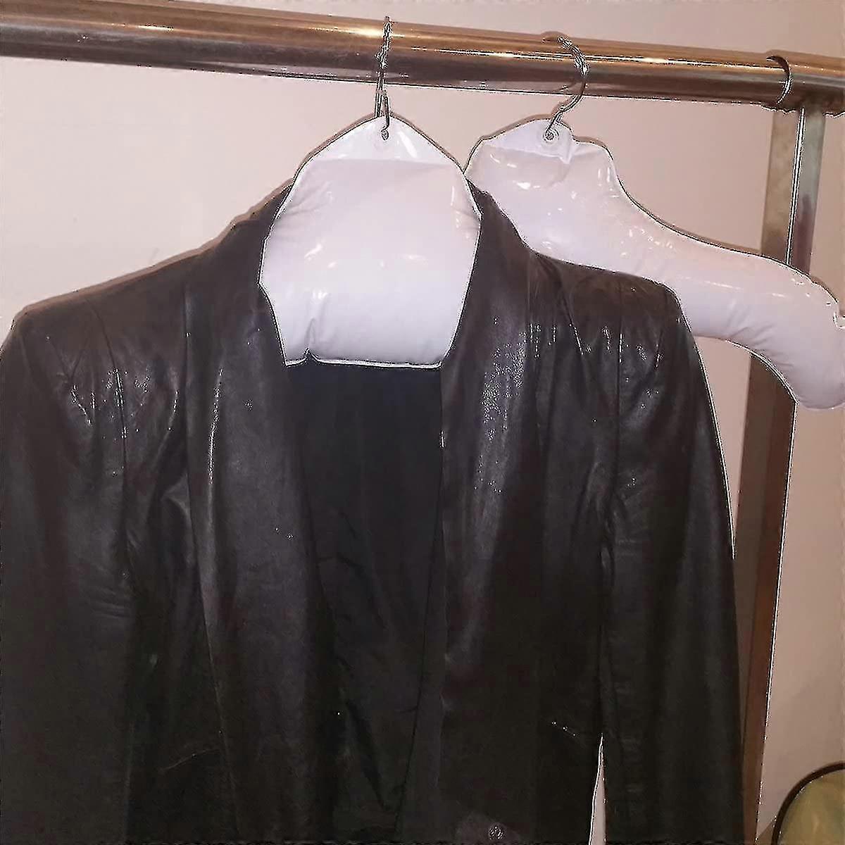 White Travel Inflatable Clothes Hangers Set Of 444*25cm, Air Blowing ...