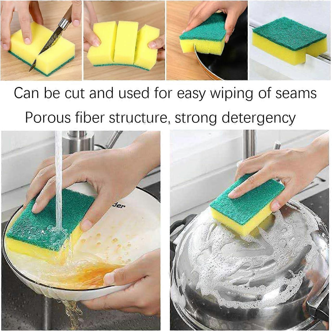 3 Pieces Sponge Holder, Kitchen Sponge Holder, Self Adhesive Sponge ...