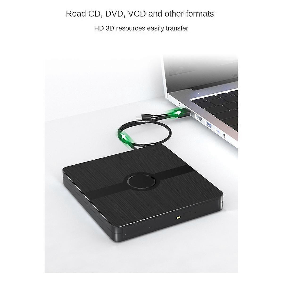 External Blu-Ray DVD Drive USB 3.0 Portable Optical Drives CD DVD ...