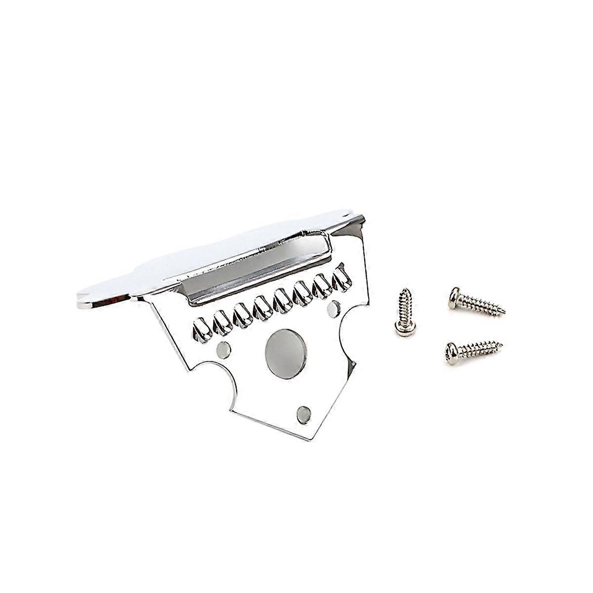 Mandolin Tailpiece Metal Tailpiece for 8 String Mandolin Silver Guitar ...