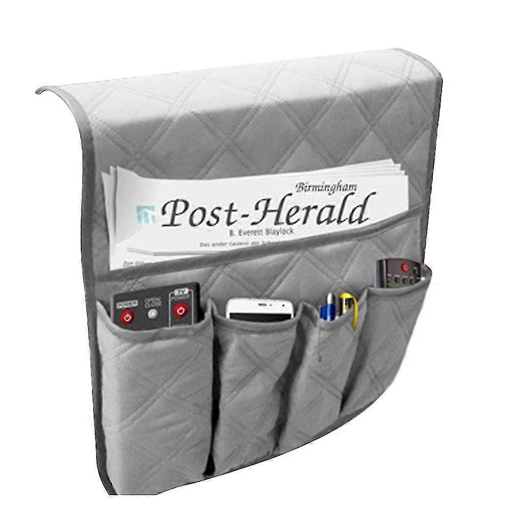 5 Pockets Sofa Arm Rest Tv Remote Control Tidy Organizer Holder Chair ...