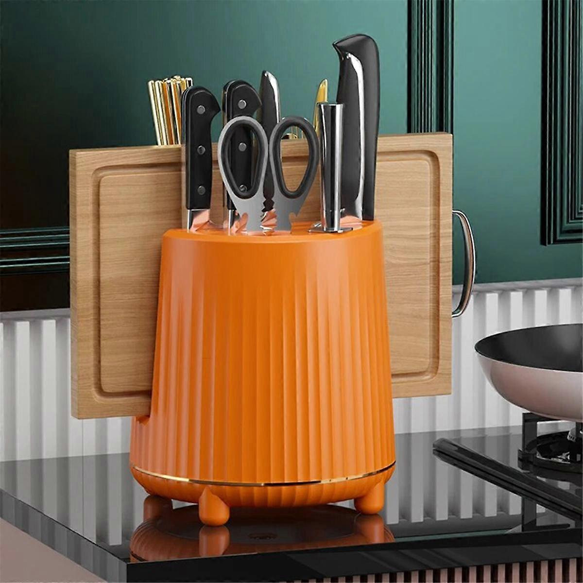 Rotating Knife Rack, Cutlery Rack, Spoon, Chopsticks, Fork Storage Rack ...