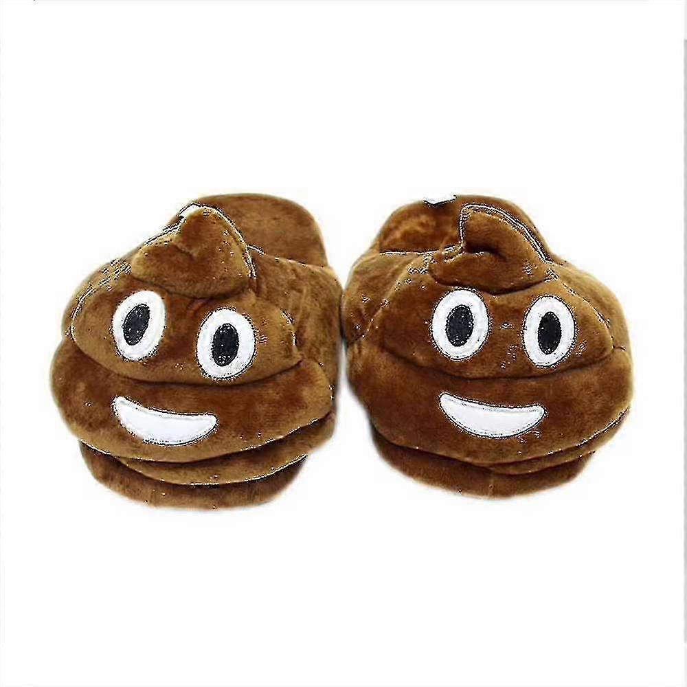 Poop Slippers Fuzzy Stuffed Poop Shoes Funny Costumes For Teens Adults ...