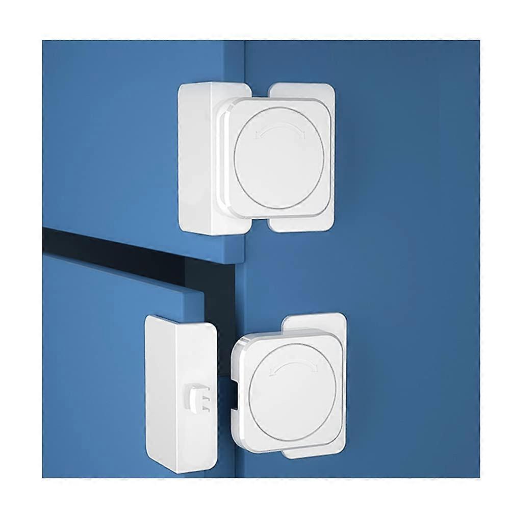 Child Safety Cabinet Locks for Corner, 4 Pack Baby Safety Hidden Lock ...