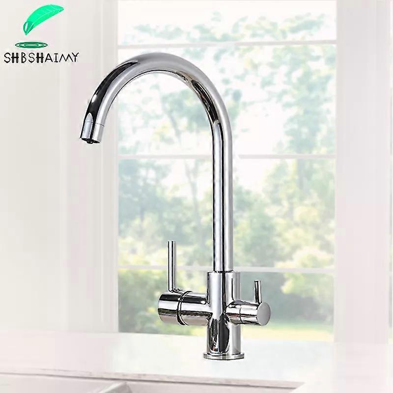 SHBSHAIMY Chrome Filter Kitchen Faucet Drinking Pure Water Kitchen Tap ...