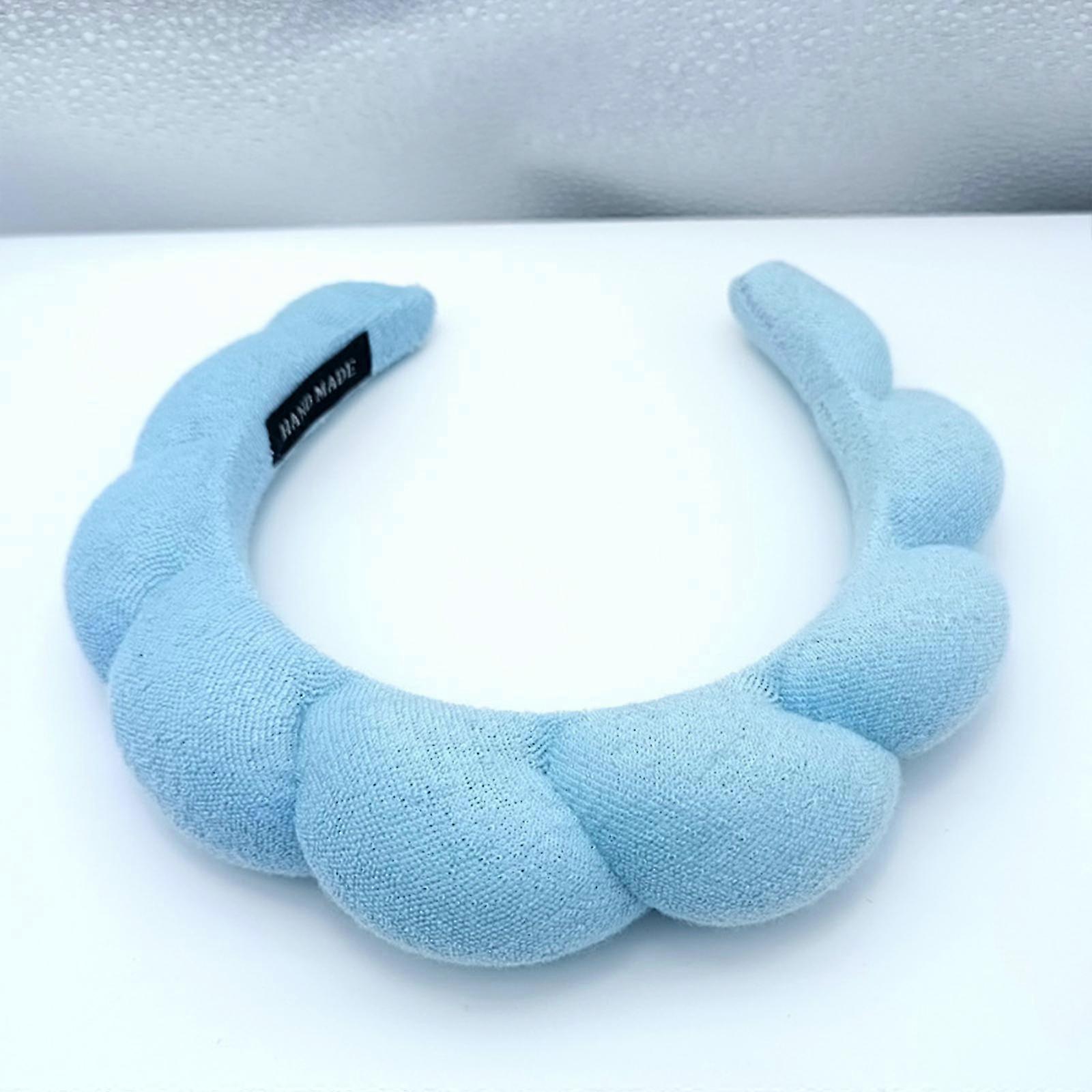 Hair Band High Head Band Towel Flannelette Head Button Twist Headband ...