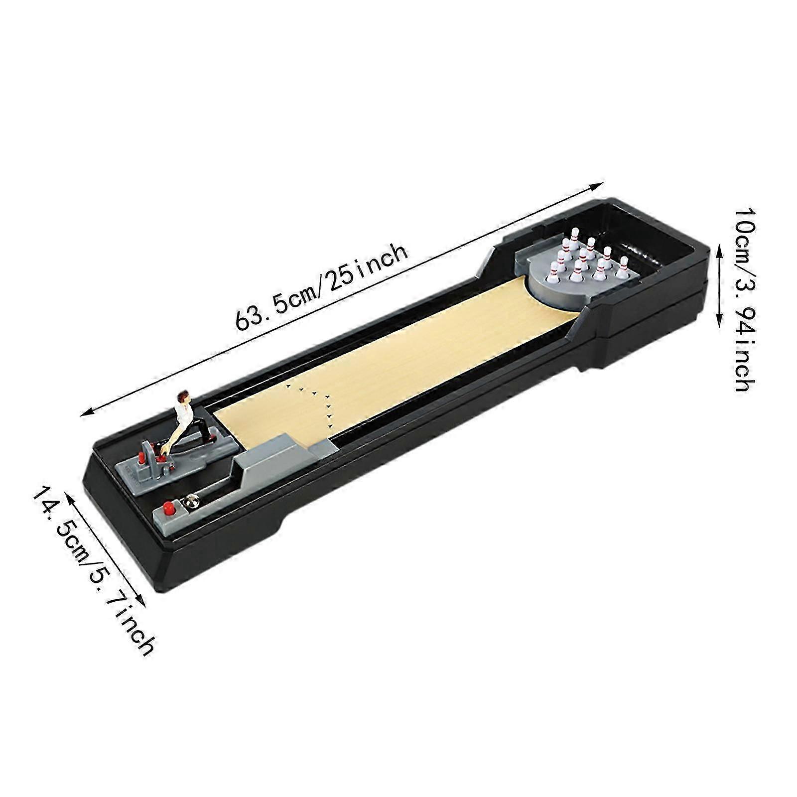 Tabletop Bowling Stress Relief Arcade Desktop Game for Home Family Game ...