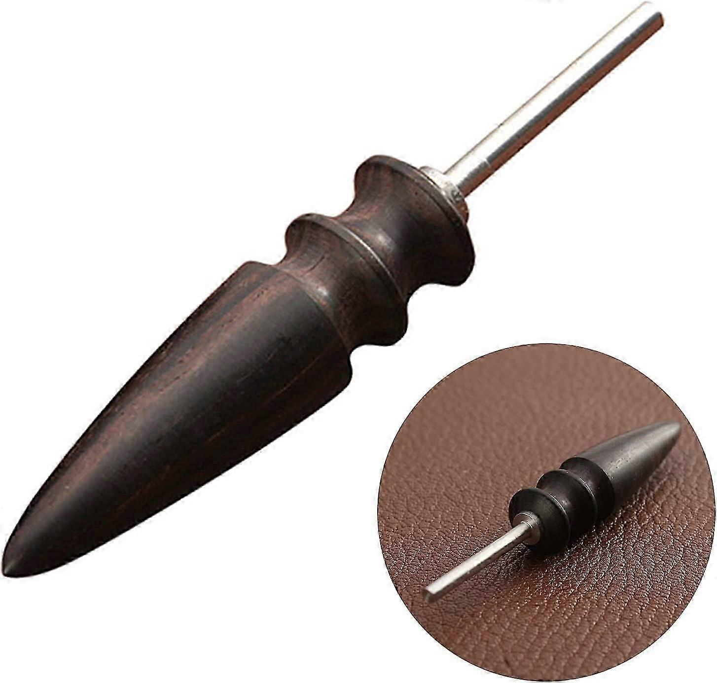 2 pieces Handmade DIY Leather Leathercraft Carving Tool, Leather Processing Set | Fruugo UK