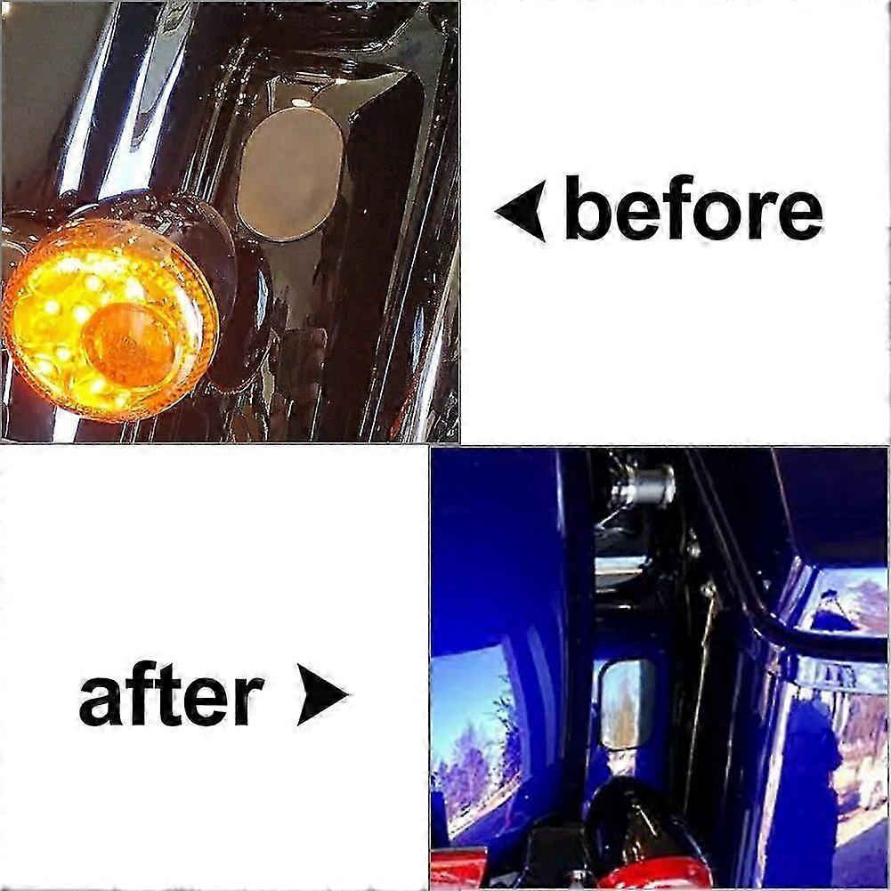 High quality1Pair Motorcycle ABS Antenna Hole Plug Filler Cover For ...