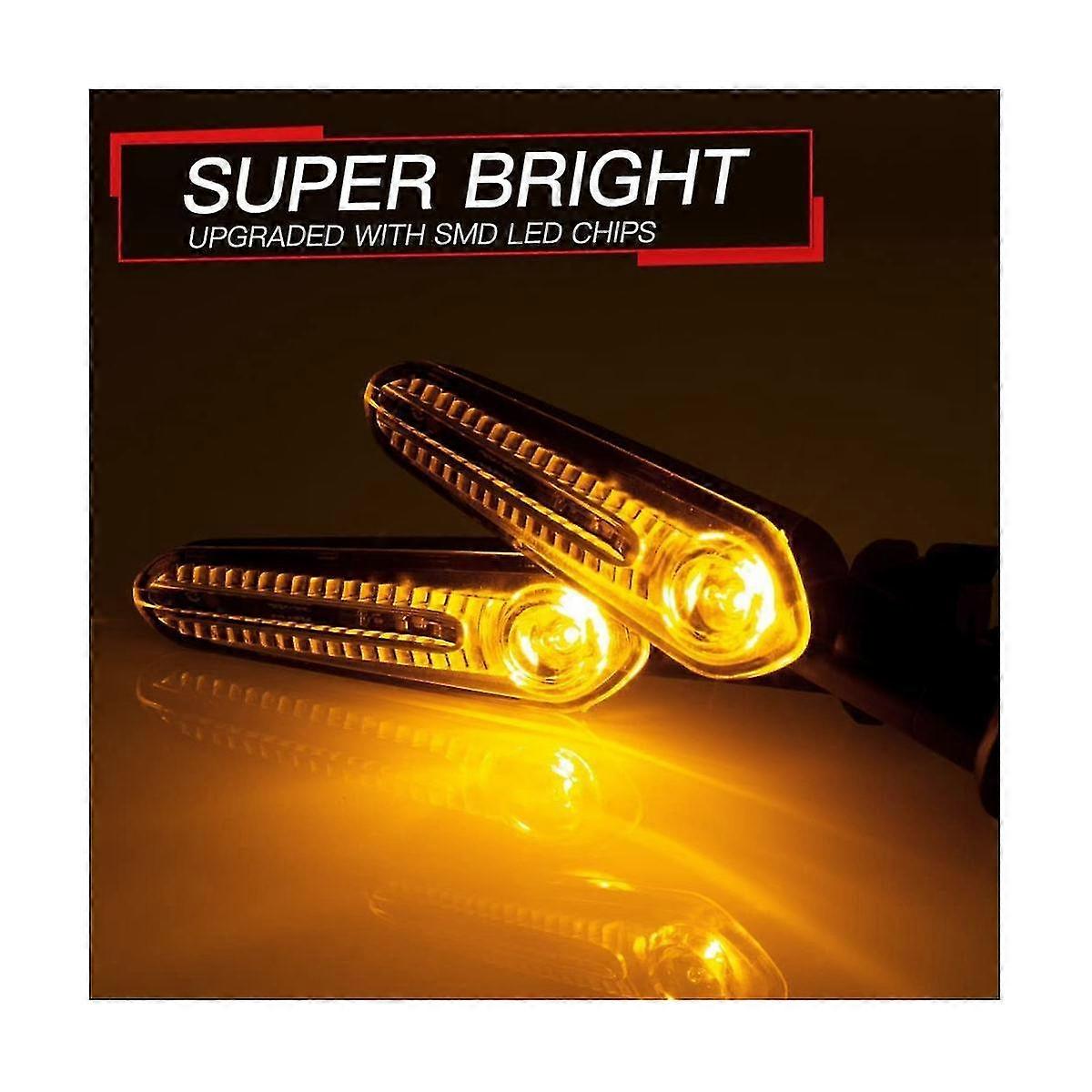 Yamaha LED Turn Signals E-mark Certified for MT-07 MT-09 R1 R3 FZ6 ...