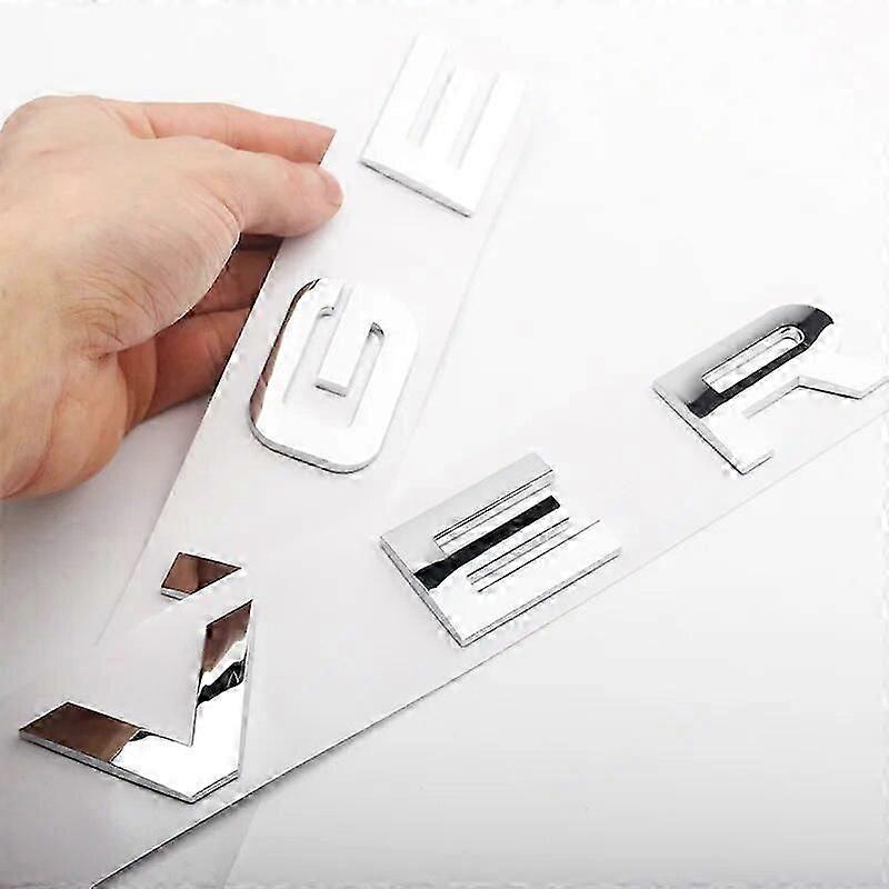 3d ABS Range Rover Logo Letters Car Front Hood Trunk Emblem Badge ...