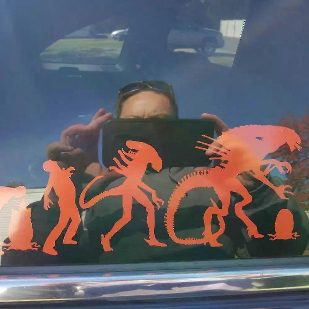 Alien Xenomorph Car Sticker HR Giger Egg to Alien Queen Evolution Vinyl ...