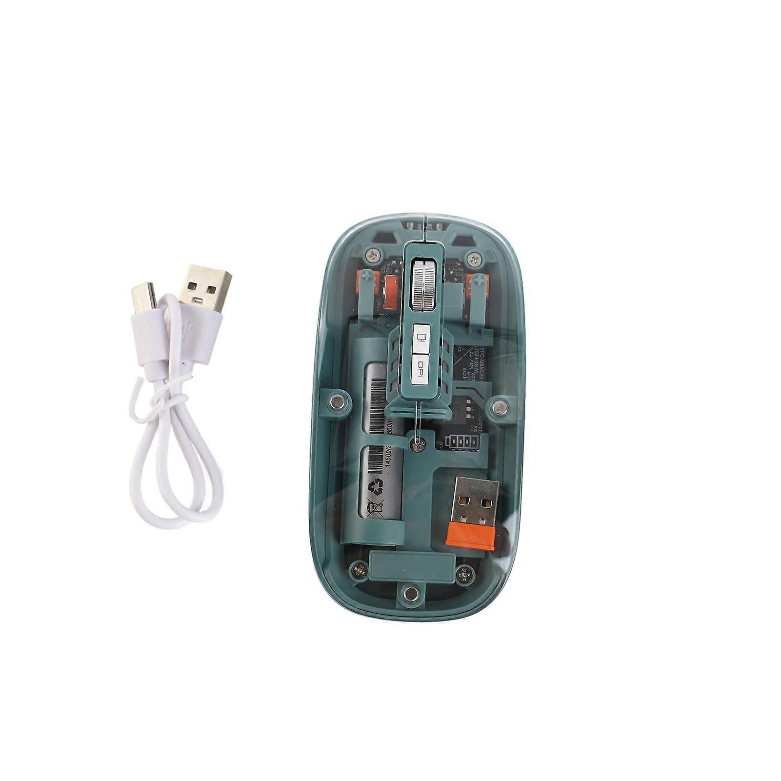 Transparent Mouse Rechargeable Wireless Mouse High-end PixArt 3065 IC ...