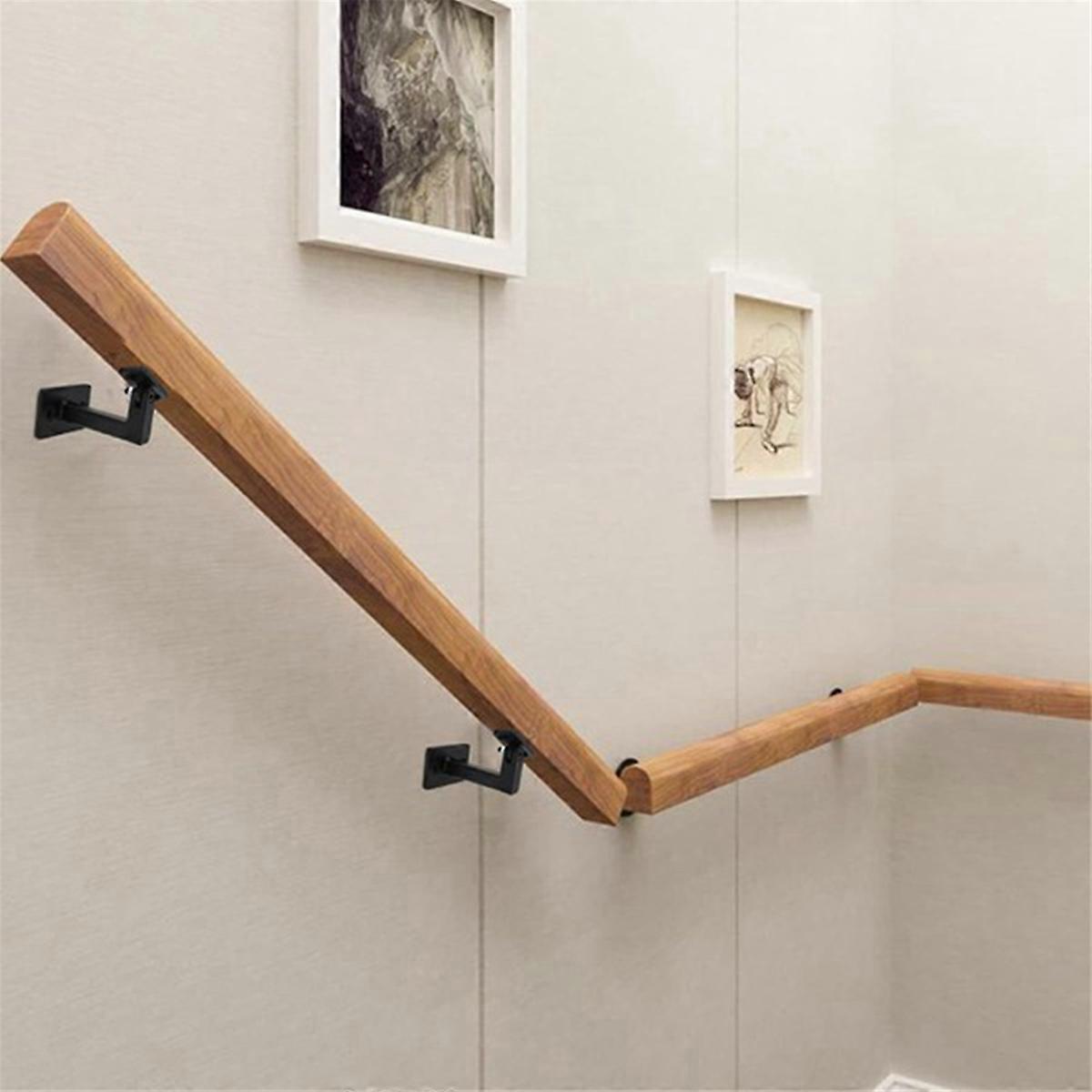5 Pcs Adjustable Swivel Handrail Brackets , Matt Black Contemporary ...