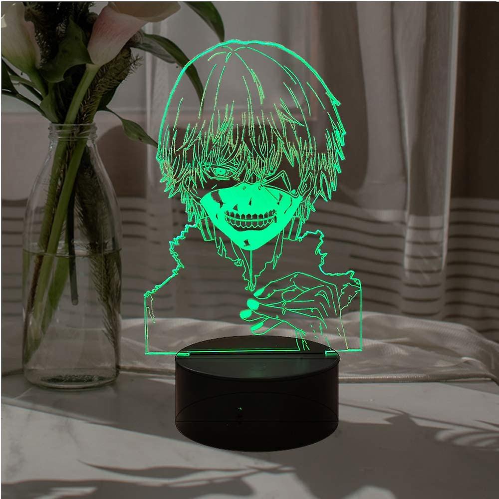 Veeki Japan Classic Anime Led Night Light Kaneki Ken 3d Illusion ...