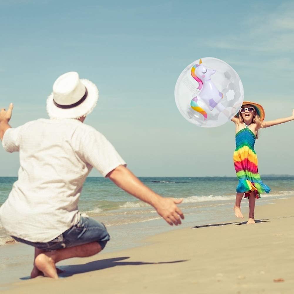 3 Pieces 3d Beach Balls, 13 Inch Inflatable Beach Ball For Kids, Pool ...