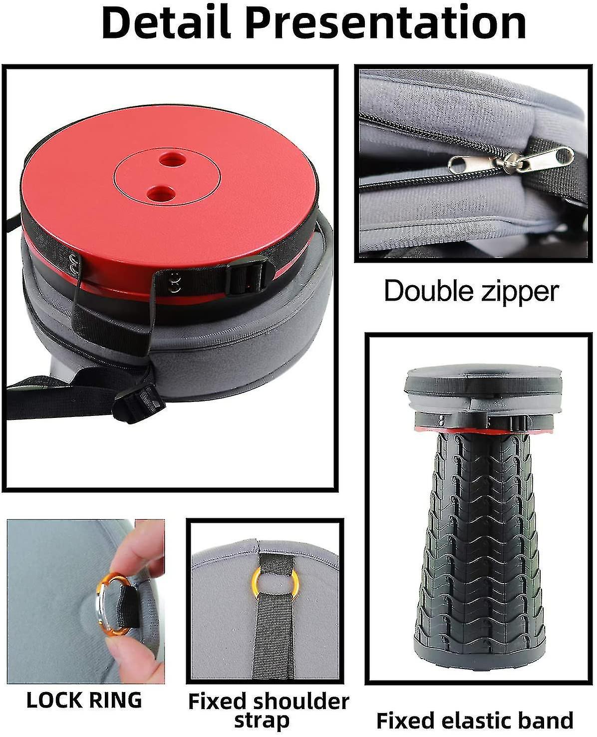 Upgraded Portable Folding Stool | Fruugo AU