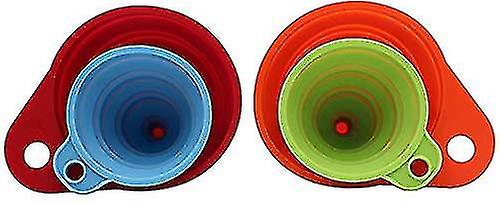 Silicone Collapsible Funnel Set Of 4 | Fruugo UK